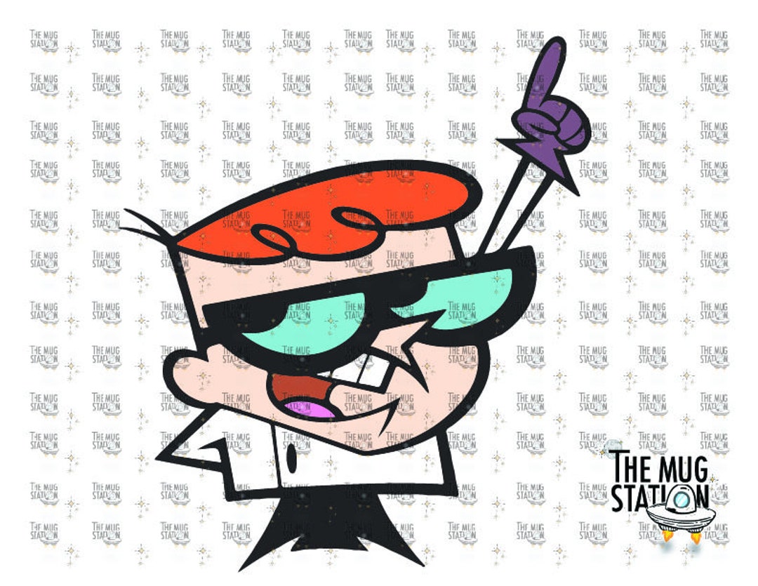 Png Dexter Digital Dexter's Laboratory SVG Ready for Print 90s Cartoon ...