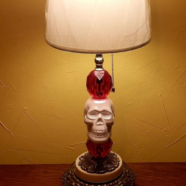 Skull Lamp - Etsy