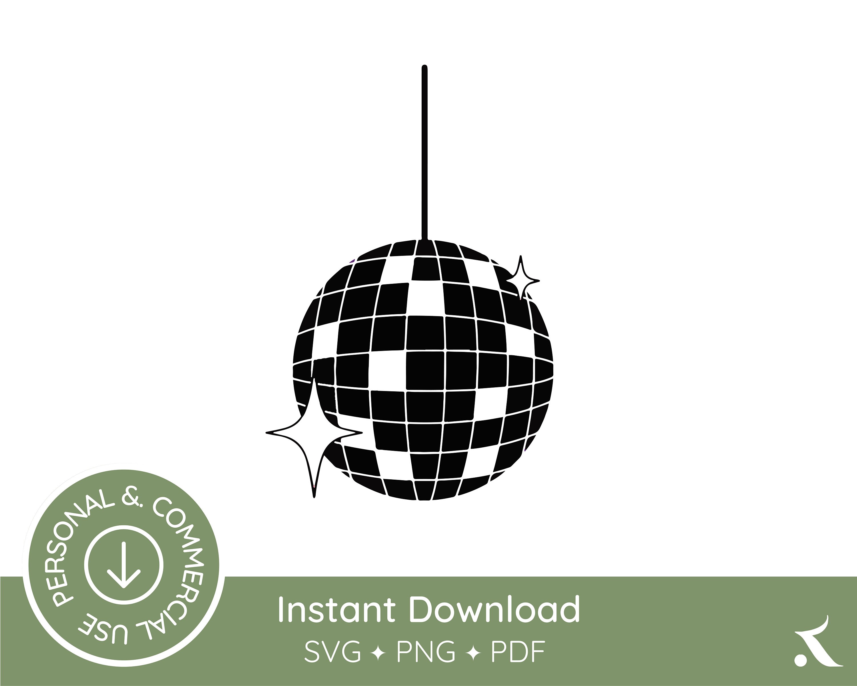 Disco Ball SVG 90s Svg Disco Balls New Years Svg Disco - Etsy