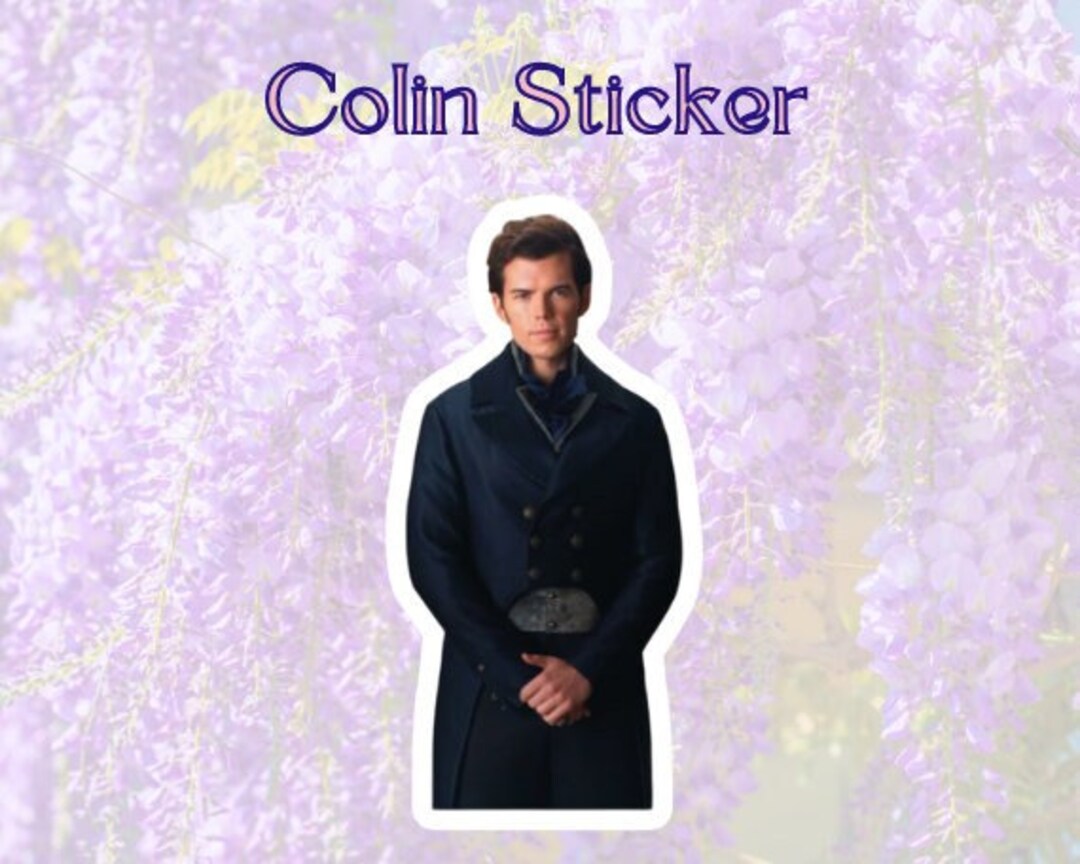 Colin Bridgerton Sticker Polin Luke Newton Penelope Featherington ...