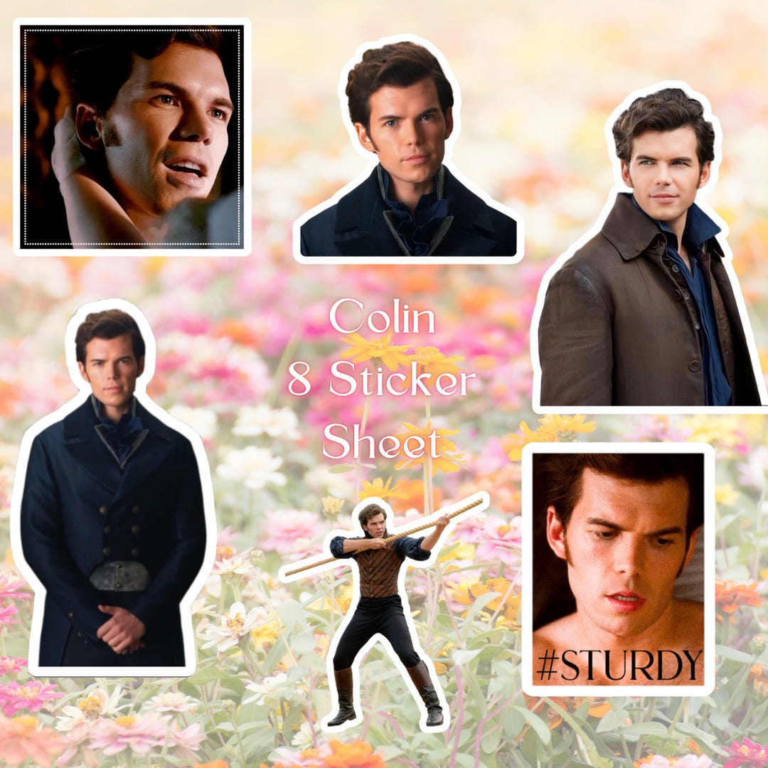 Colin 4x6 Sticker Sheet | Stickers | Polin | Colin | Luke Newton ...