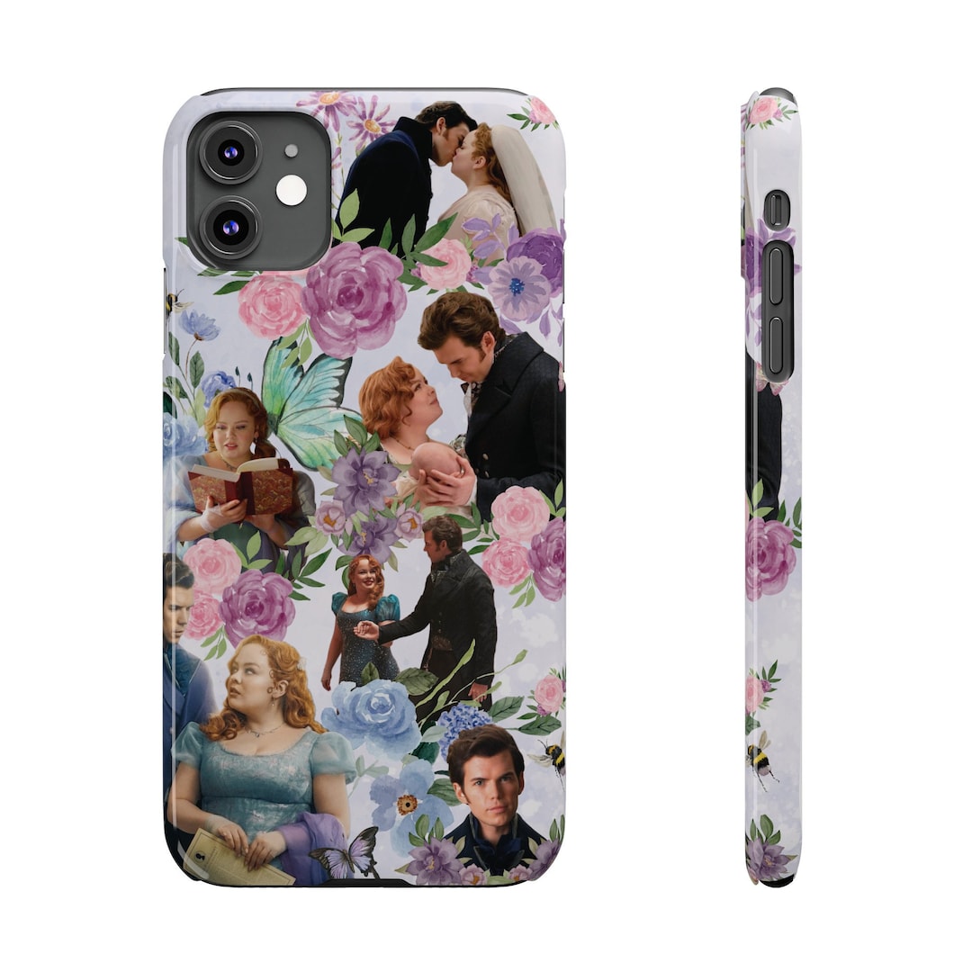 Bridgerton Floral Polin Slim Phone Case | iPhone Case Colin Bridgerton ...