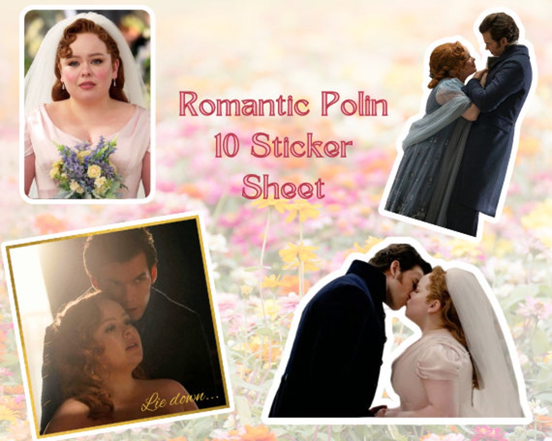 Romantic Polin 4x6 Sticker Sheet 1.50 per Sticker Bridgerton Stickers ...