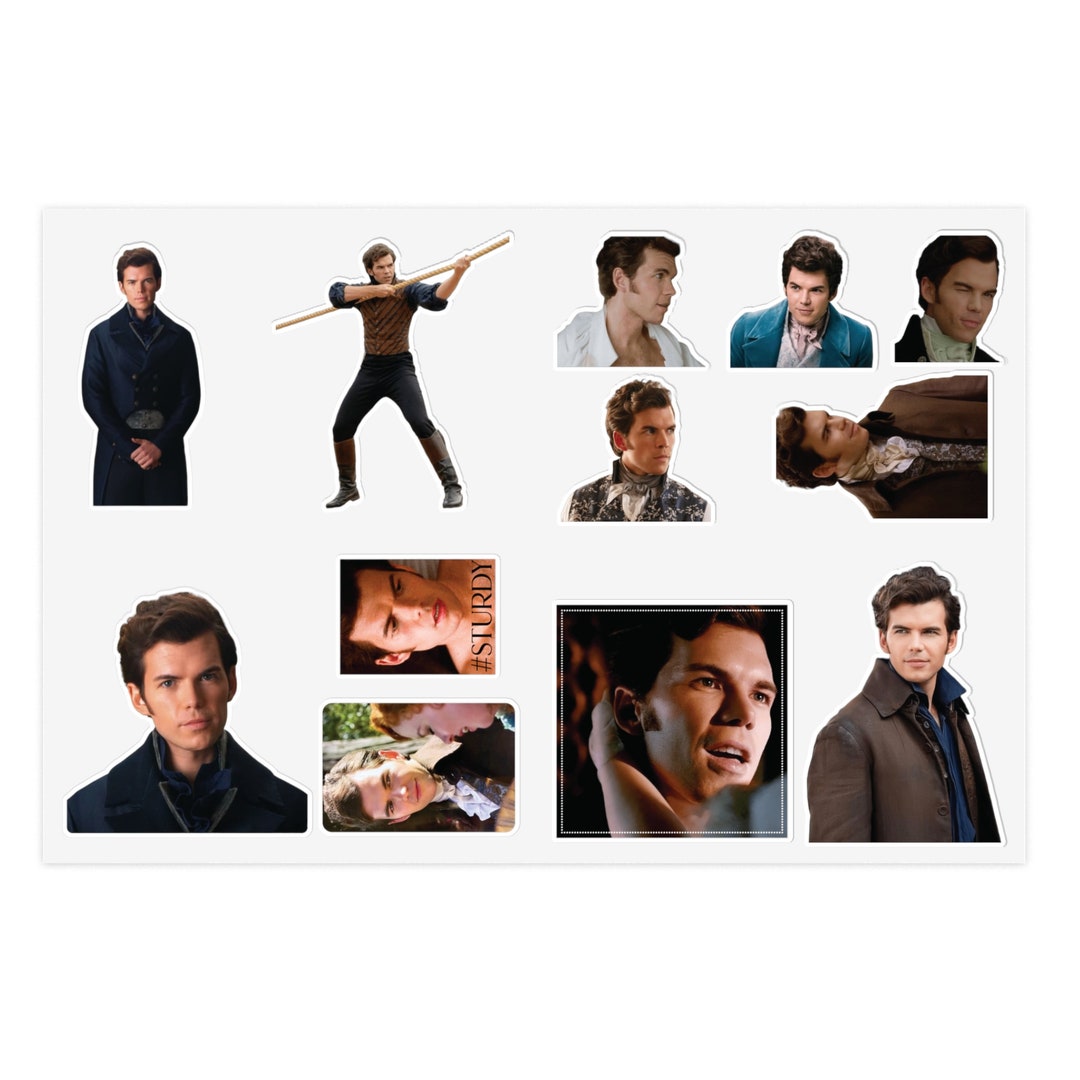 Colin Bridgerton Sticker Sheet 1.25 per Sticker Polin Luke Newton ...