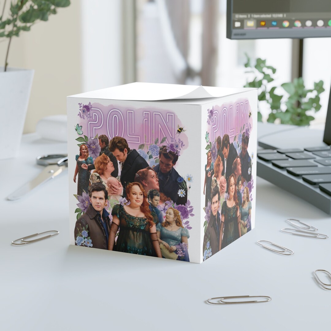 Polin Note Cube Bridgerton Stationary Notepad Paper Colin Bridgerton ...