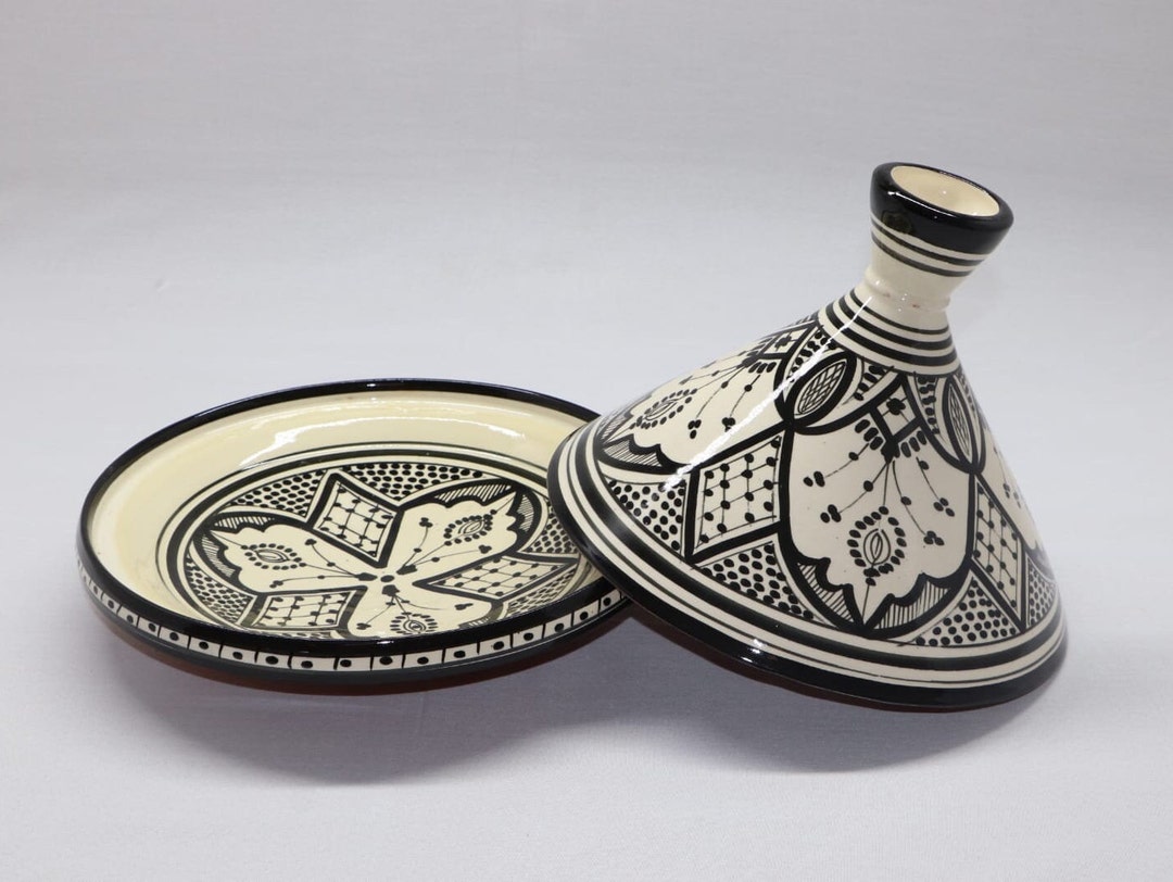 Handmade Pottery Moroccan Tagine Pottery Plates Ceramic Etsy