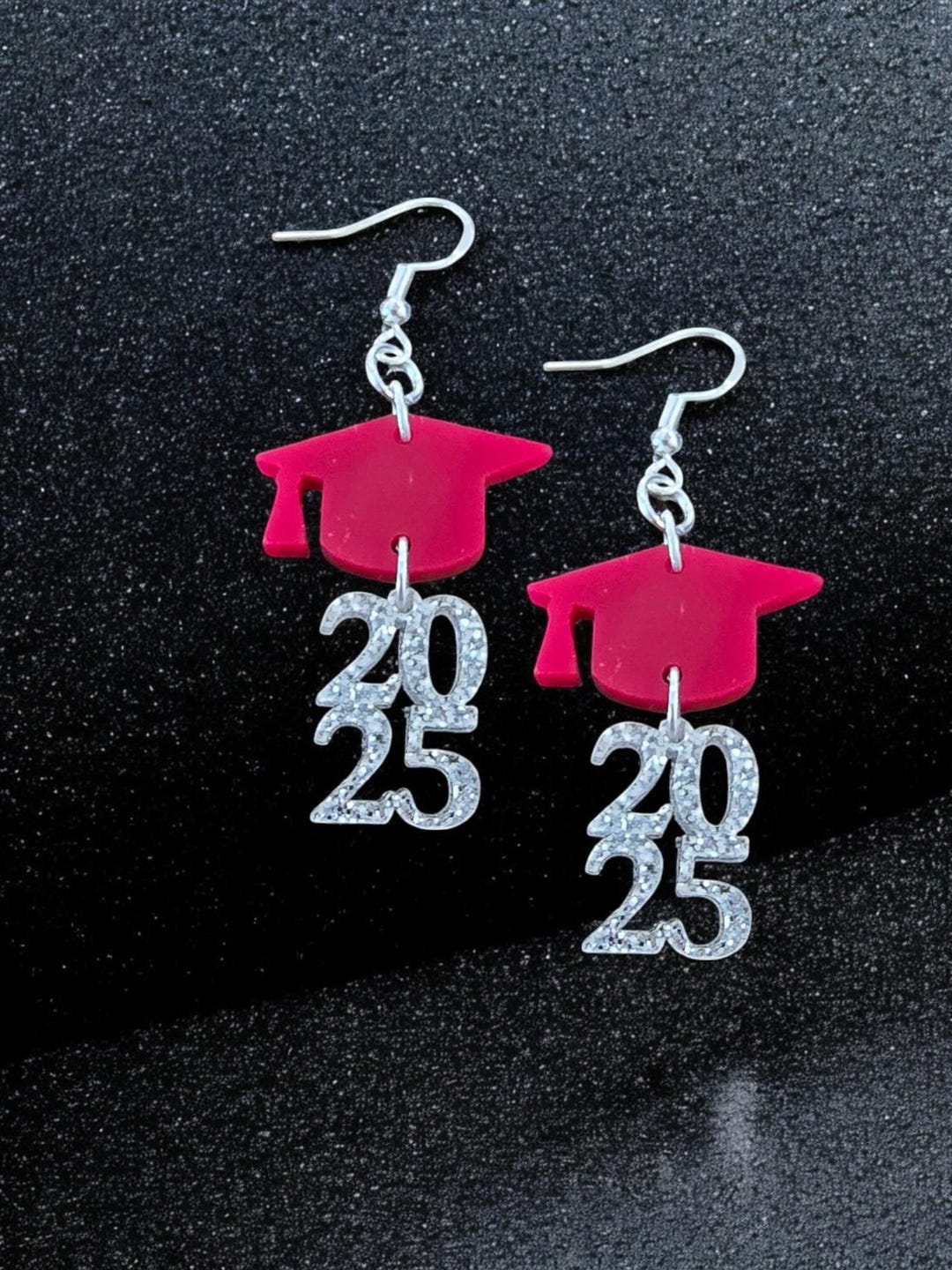 Personalized 2025 GRADUATION CAP TRIO | Dangle Earrings - Graduation ...