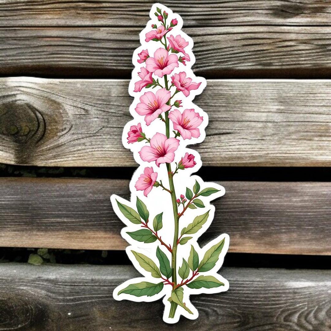 FIREWEED | Vinyl Sticker - Fireweed, Floral, Flower, Alaska, Tundra - Etsy