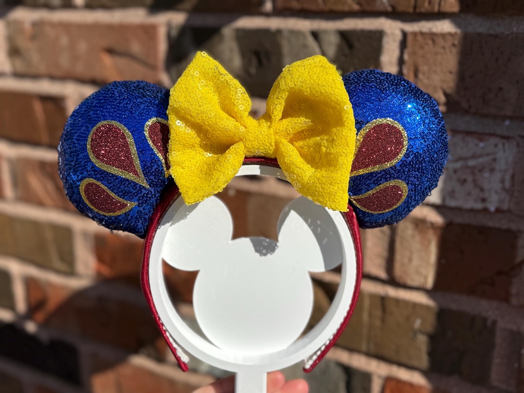 Snow White Mickey Ears, Snow White Minnie Ears, Mickey Ears, Mouse Ear ...