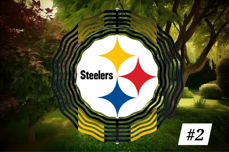 Steelers Wind Spinner- 8inch - Etsy