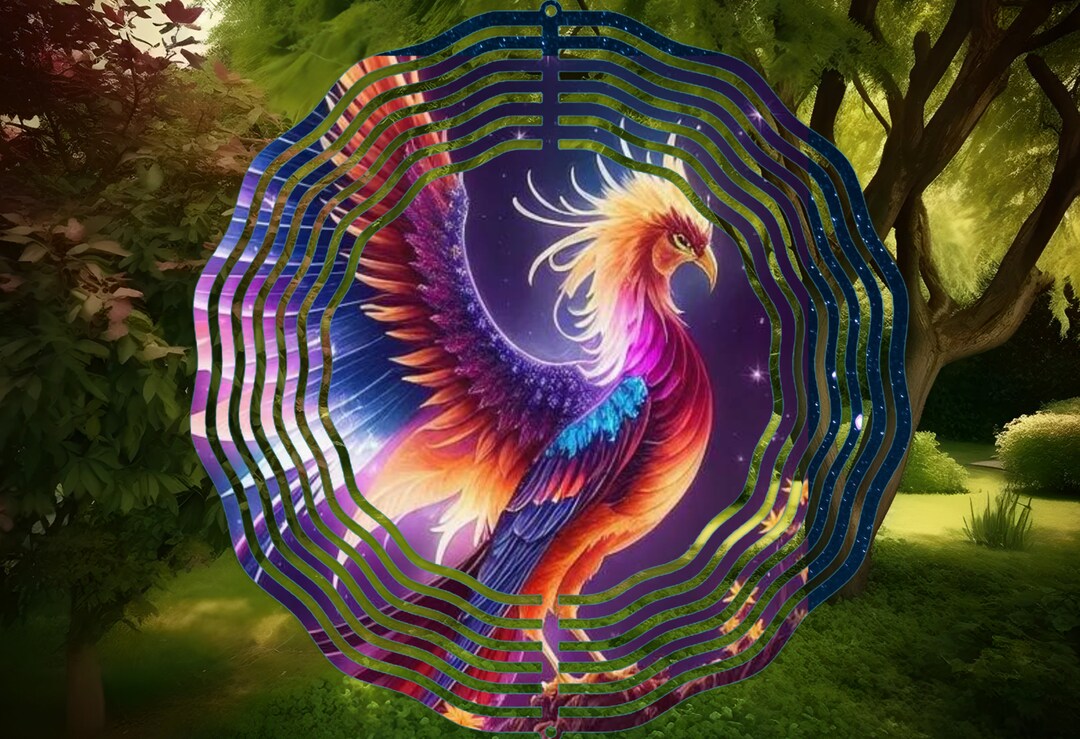 Phenix Wind Spinner- 8 and 10 Inch - Etsy