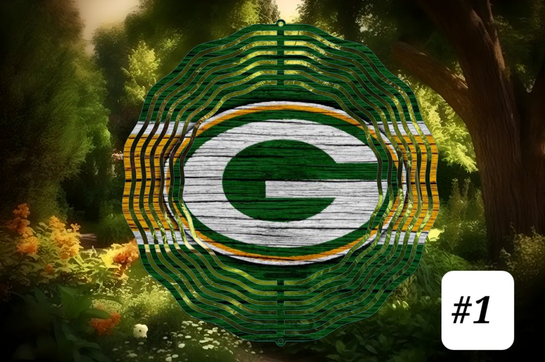 Green Bay Packers Wind Spinner- 8inch - Etsy