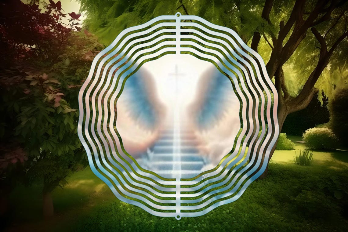 3D Stairs to Heaven Wind Spinner- 8 Inch and 10 Inch - Etsy