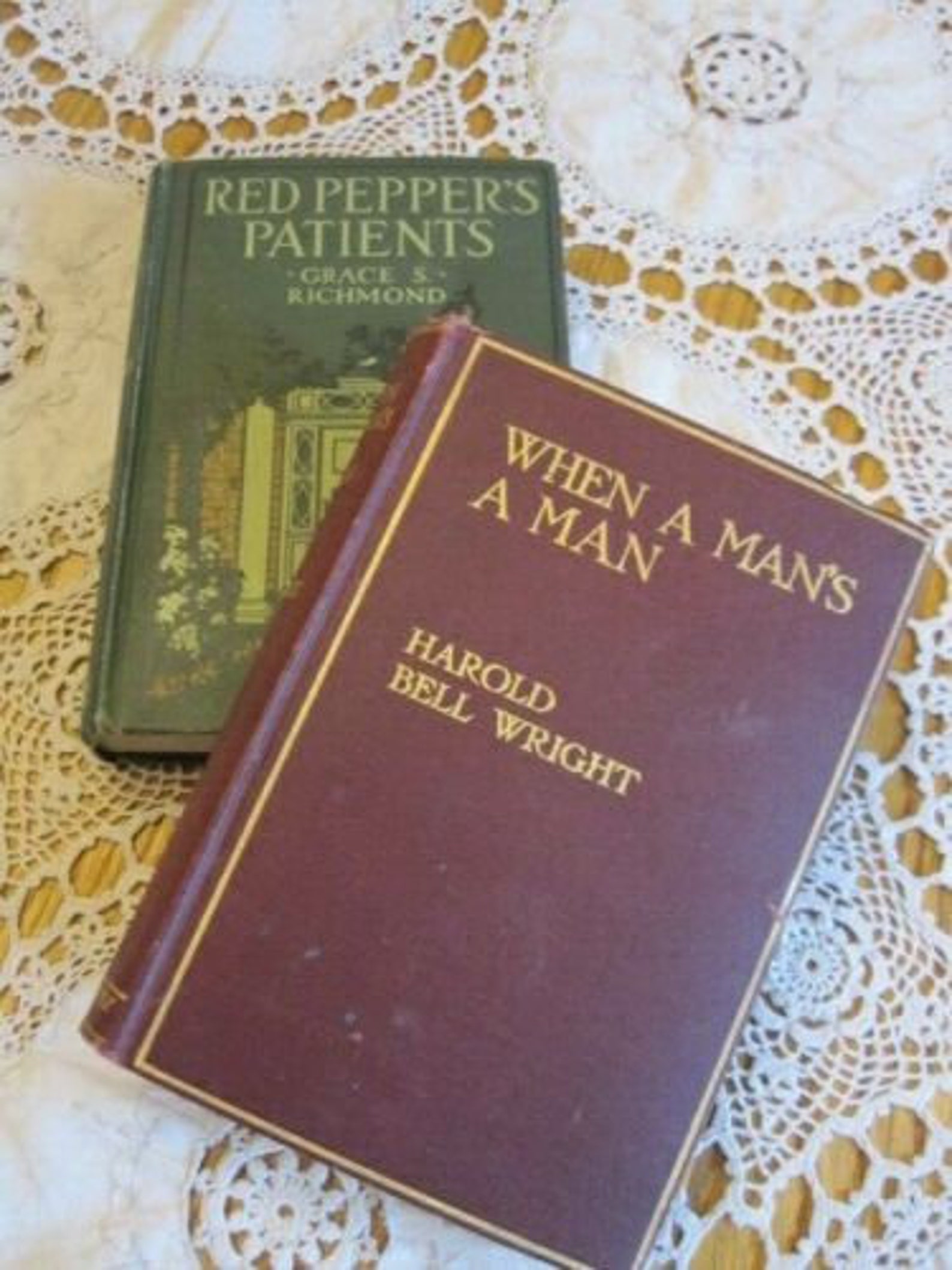VINTAGE FARMHOUSE BOOKS Lot of 6 Cottage Romance Inspired Collection ...