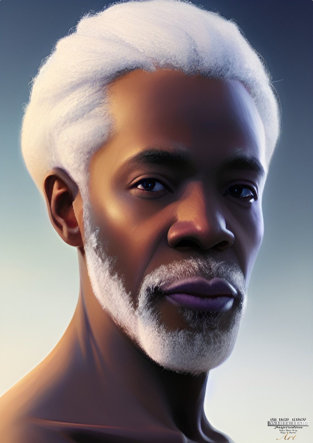 Winston. Black Silver Fox - Etsy