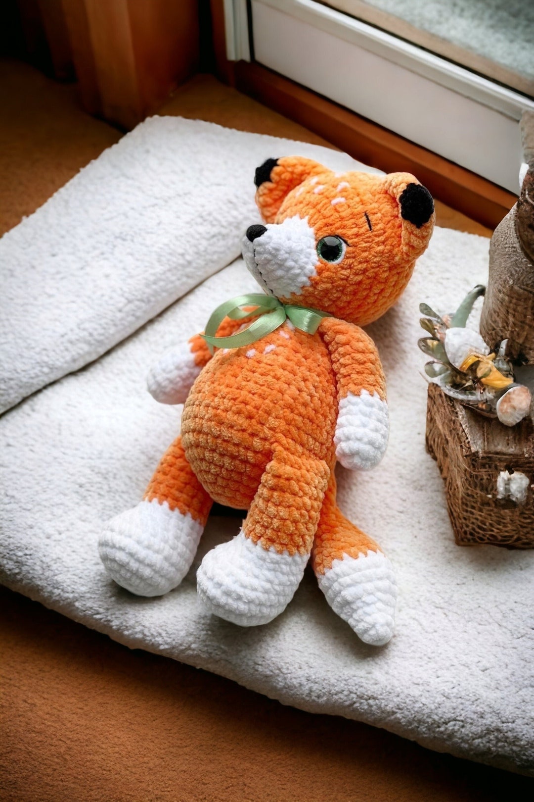 Tiny Fox Plush Toy Amigurumi Toy Snuggly Slumber Toys - Etsy