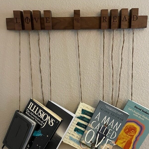 Hanging Bookshelf - Etsy