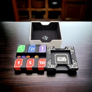 Star Wars Unlimited 3D Printed Token Set and Insert for Gamegenic DECK ...