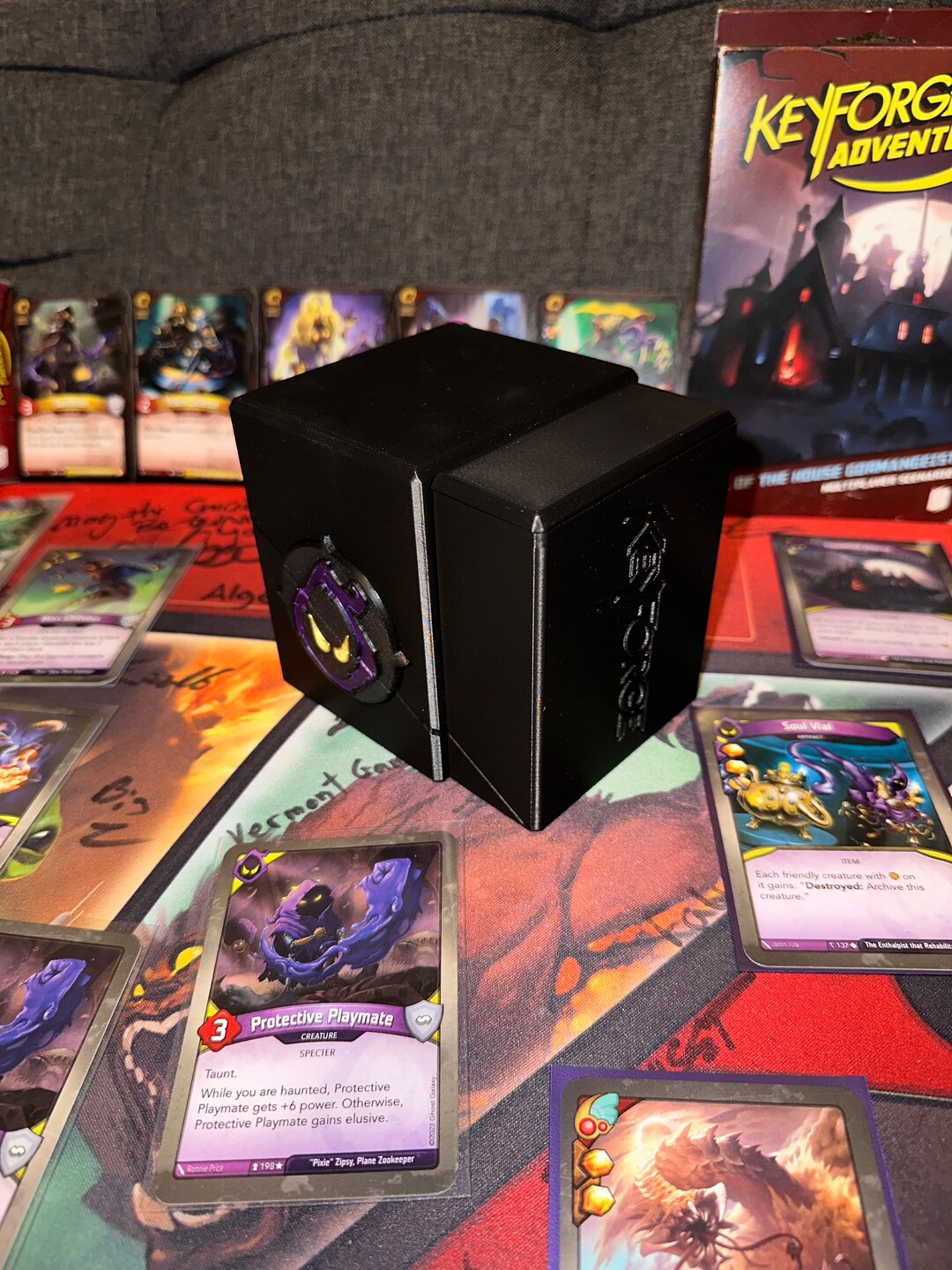 Keyforge Custom Deck Box for Cards Ghost Logo Accessories - Etsy