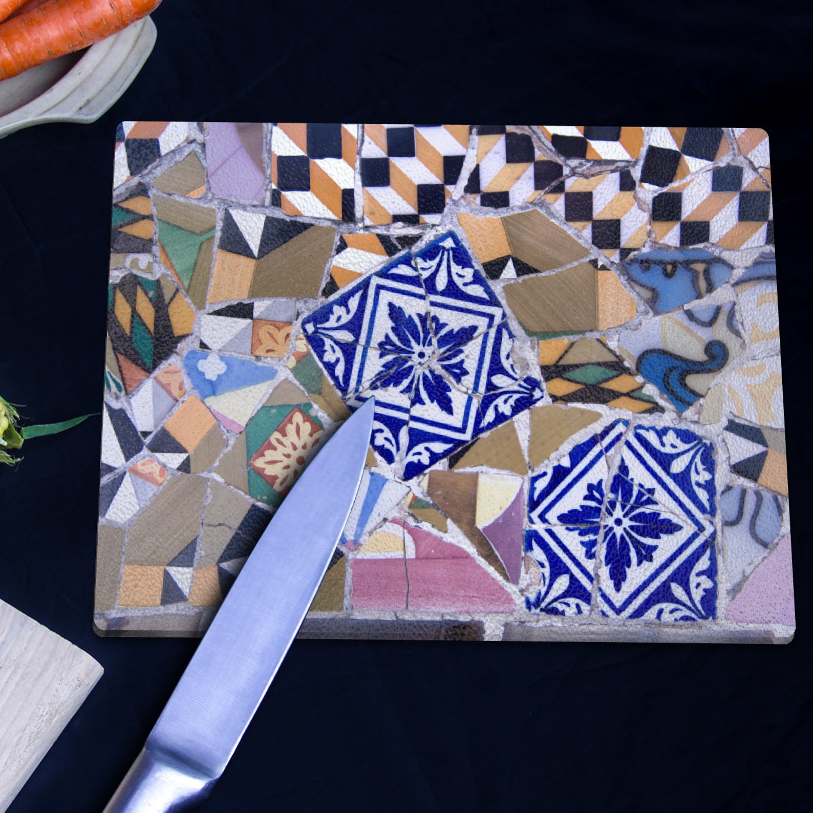 Heat Proof Trivet, Glass Cutting Boards, Textured Board, Gaudi ...