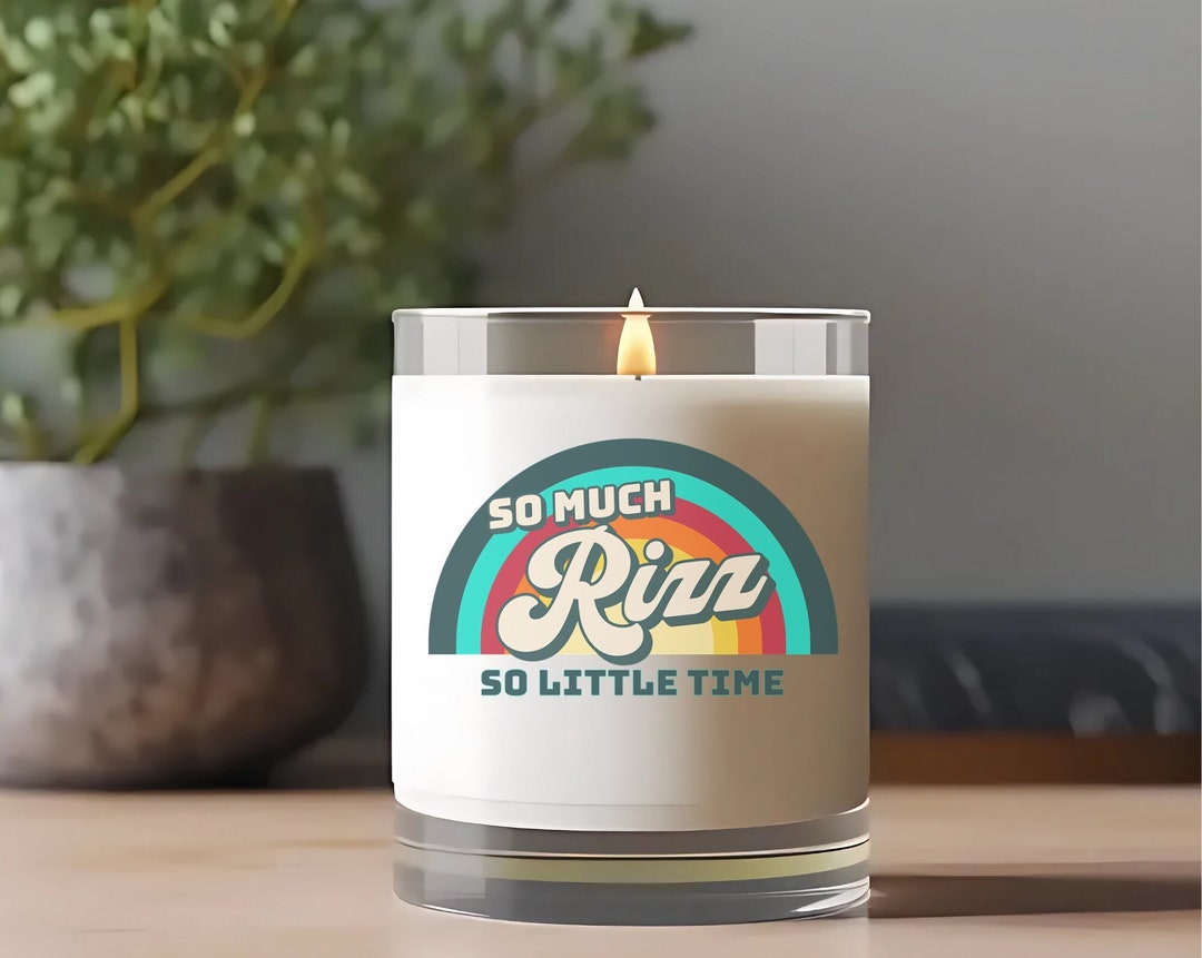 So Much Rizz Candle, Word of the Year Candle, Rizz Meme Candle, Sexy ...