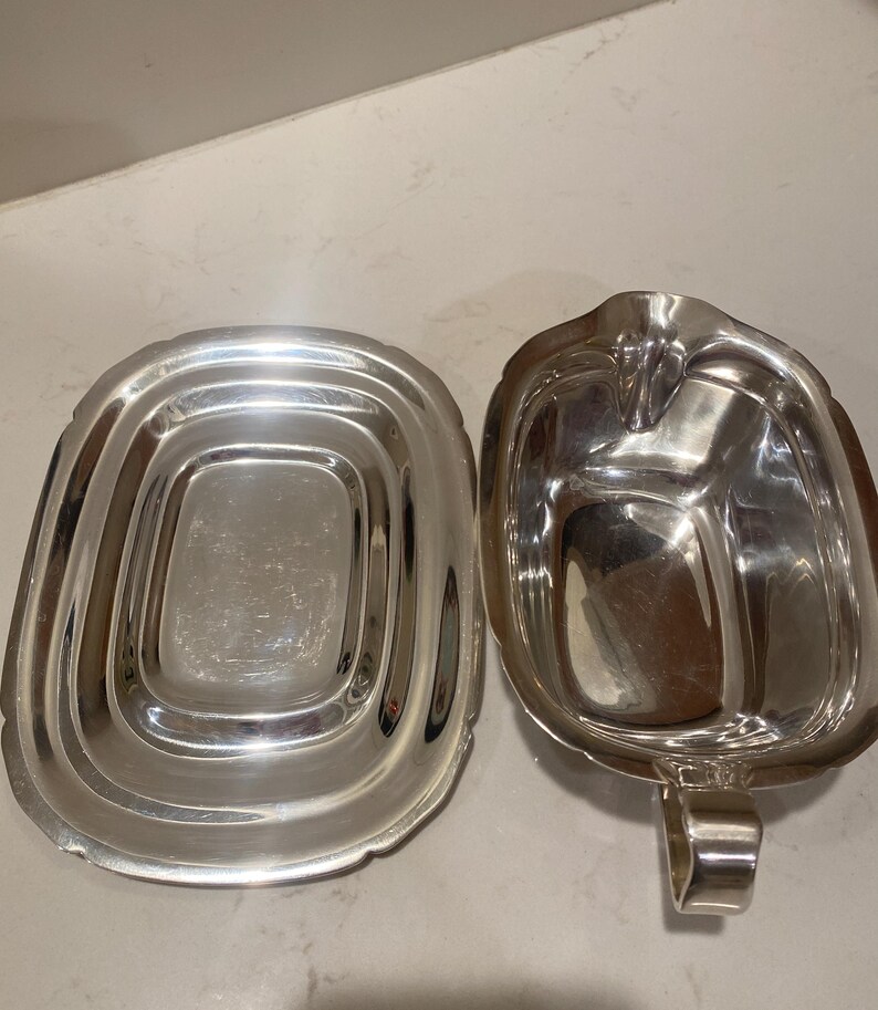 Silver Mayflower Gravy Boat by Reed & Barton - Etsy