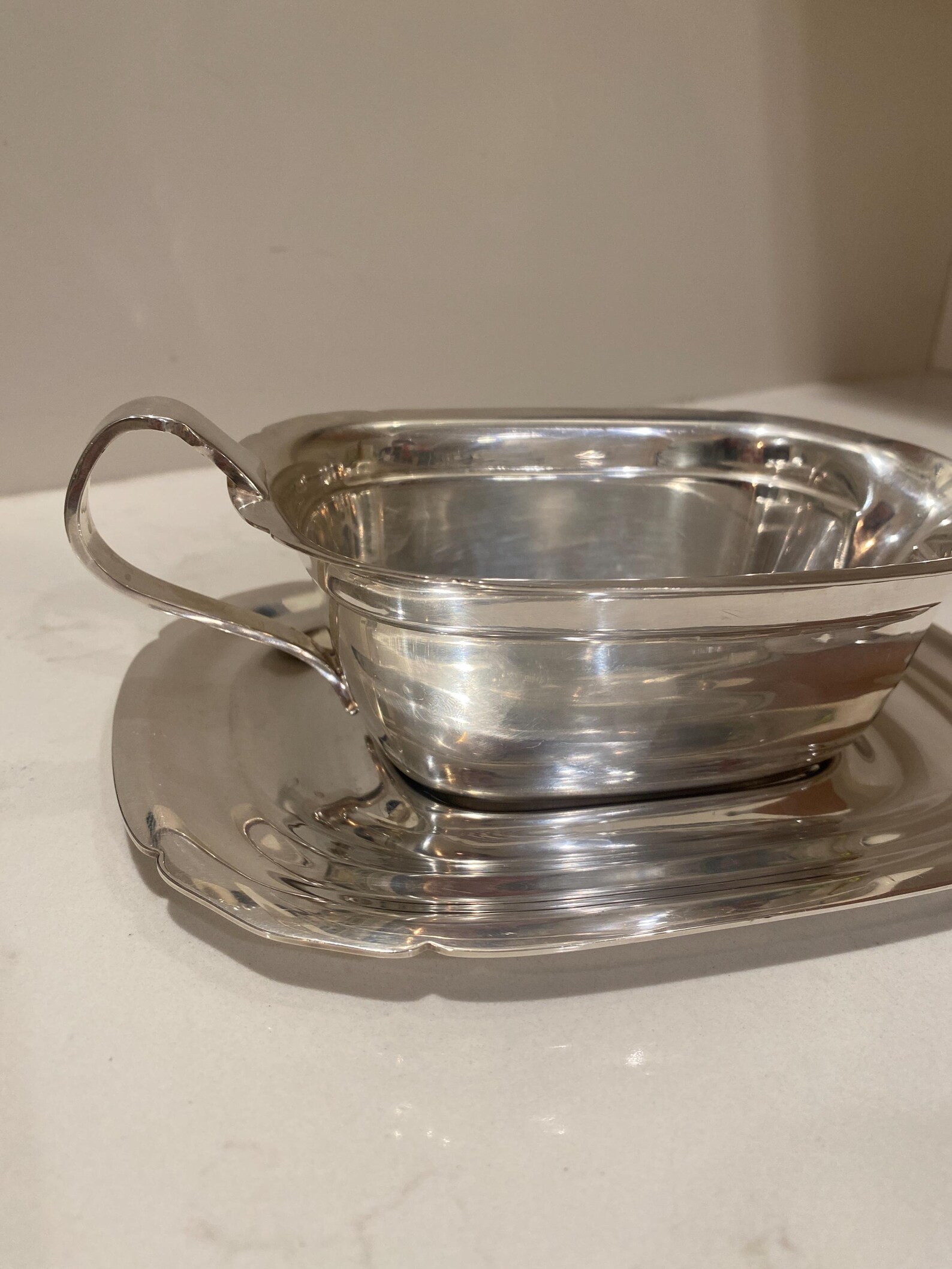 Silver Mayflower Gravy Boat by Reed & Barton - Etsy