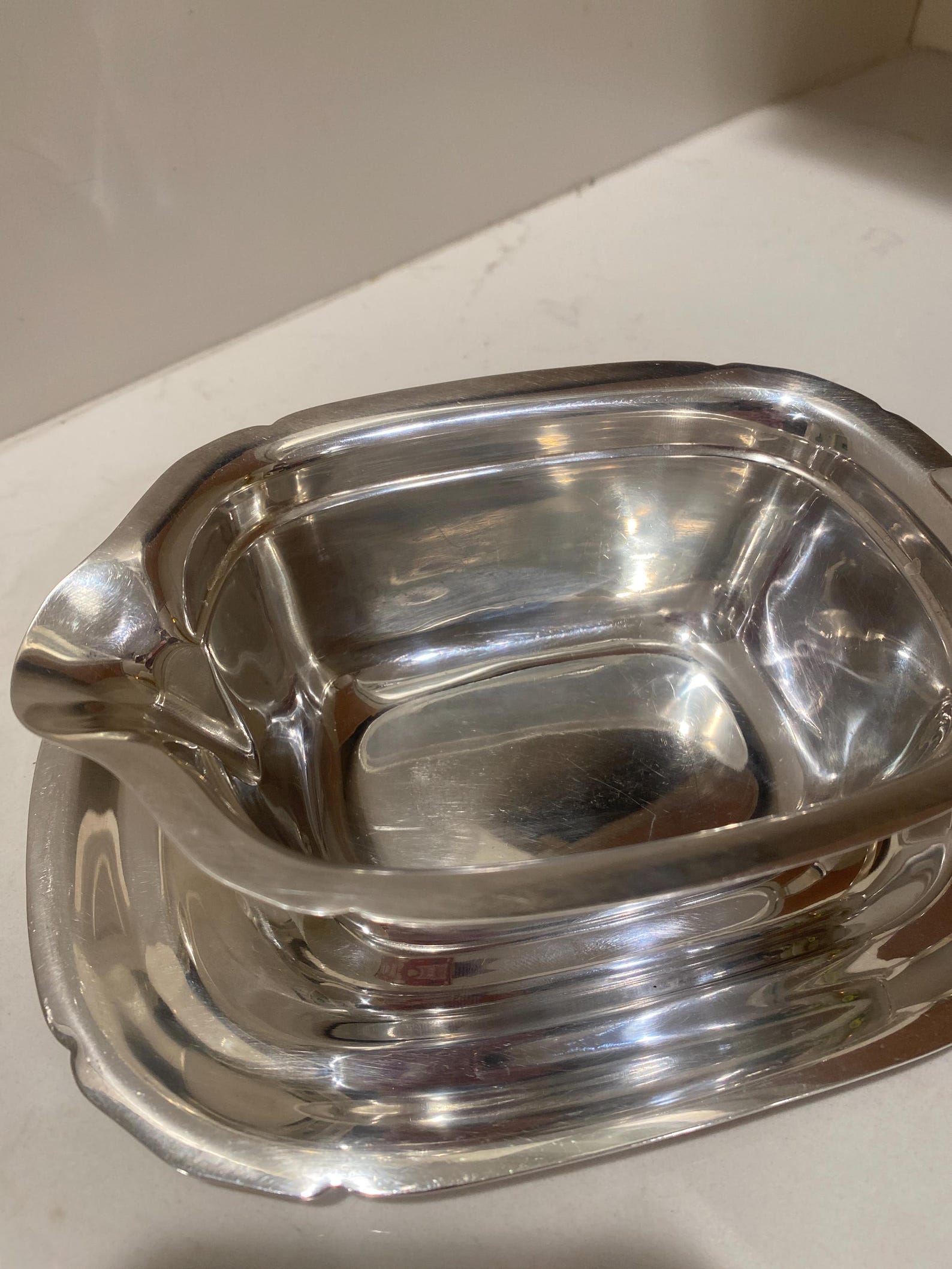 Silver Mayflower Gravy Boat by Reed & Barton - Etsy