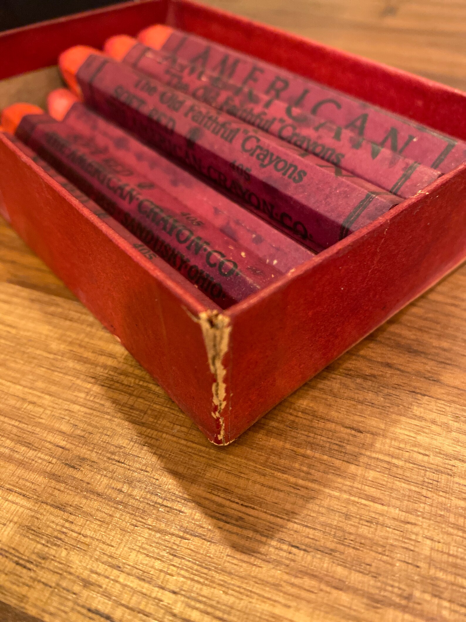 Vintage Crayons American the old Faithful Crayons - Etsy