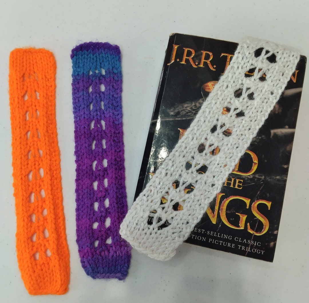 Lacy Knit Bookmark Made to Order - Etsy