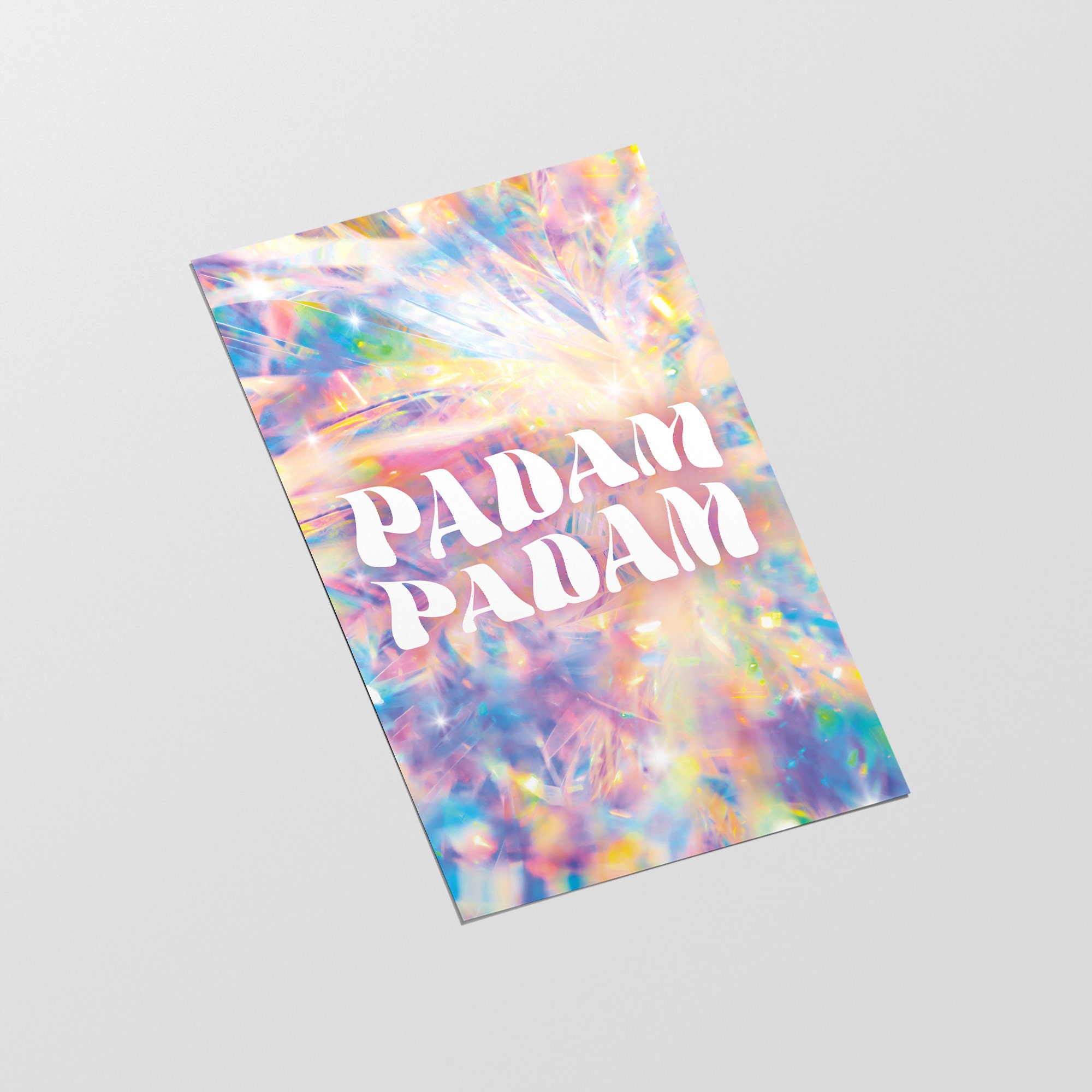 PADAM PADAM Imprimir Kylie Minogue Música Letras Tipografía - Etsy México