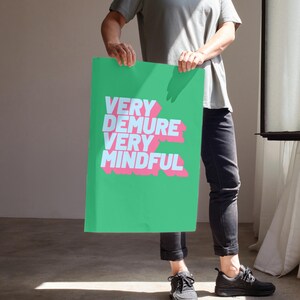 Very Demure Very Mindful Wall Art Print: Tiktok Inspired Decor (digital ...