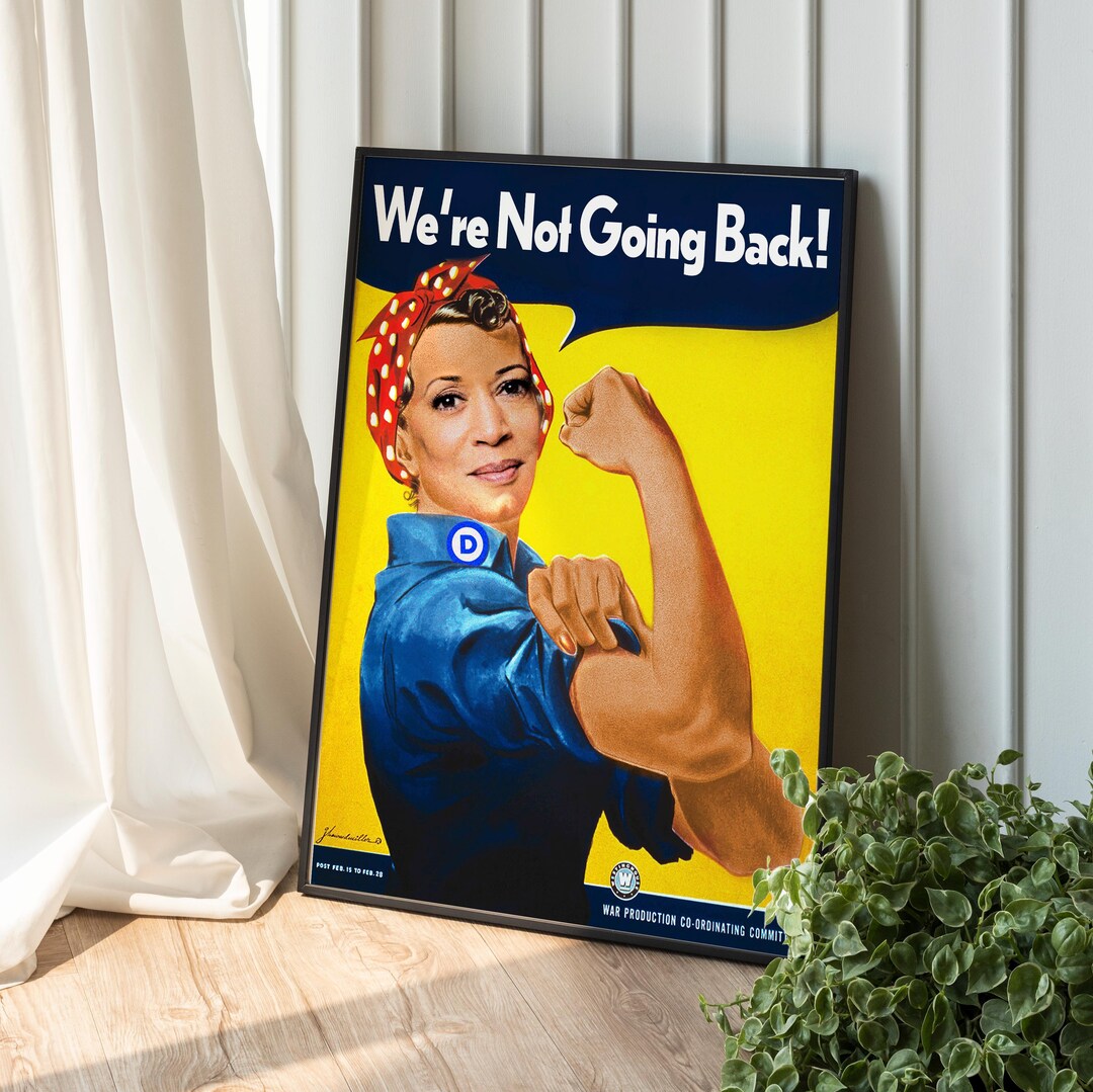 Kamala Harris We're Not Going Back Slogan de la campagne électorale de ...