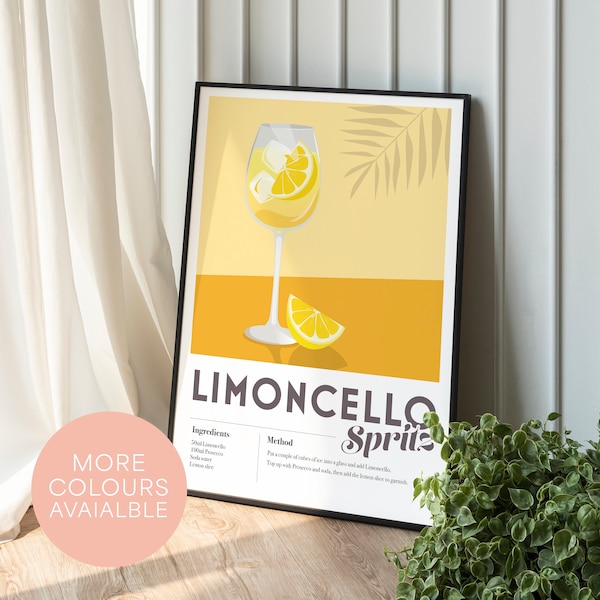 Vintage Limoncello Poster - Etsy UK