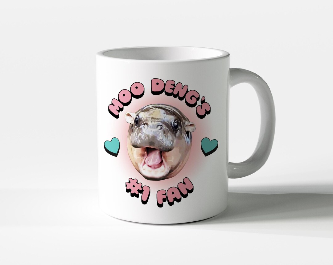 Moo Deng Number 1 Fan Mug - 11oz High-quality Ceramic Coffee Cup ...