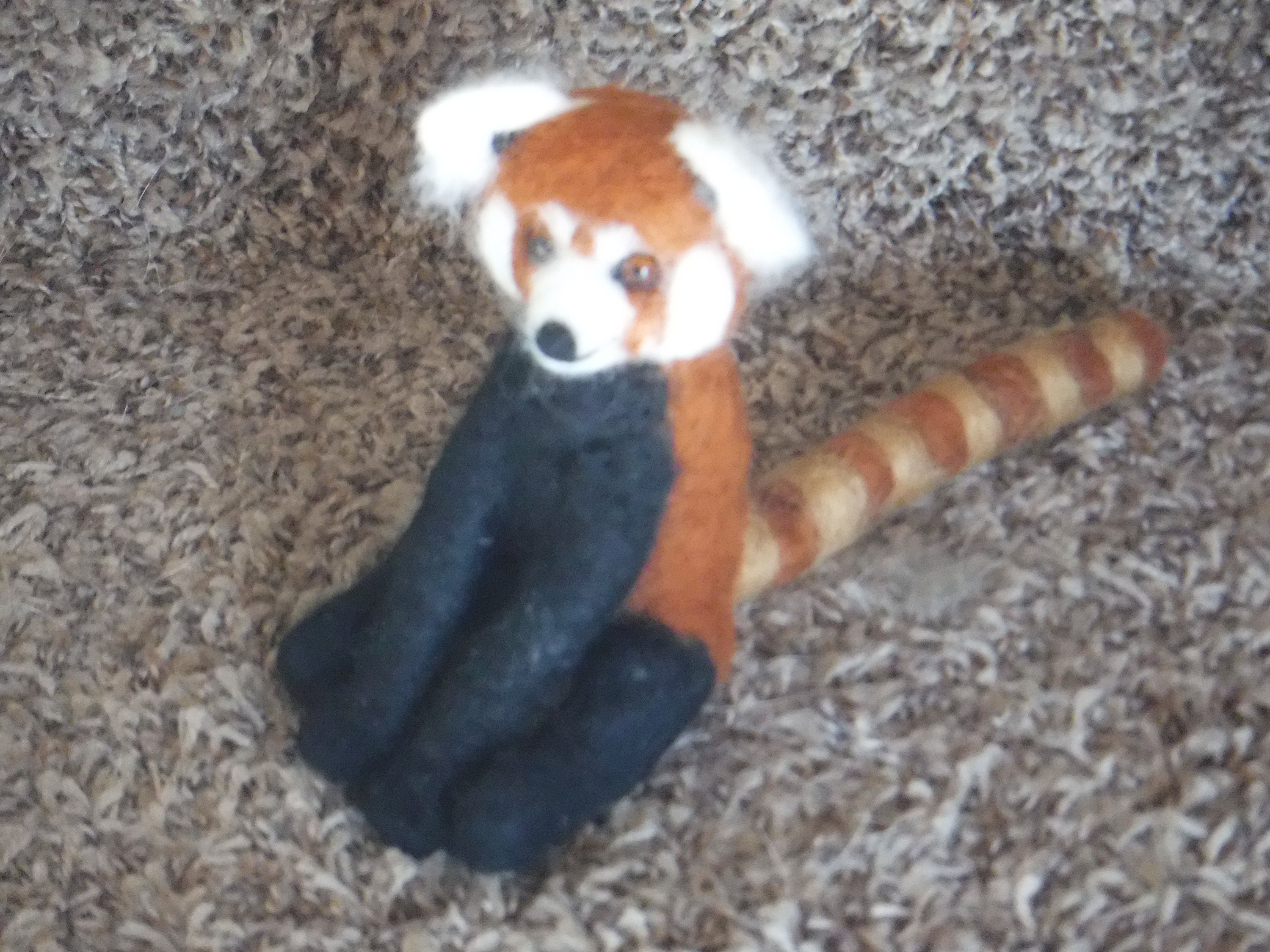 Red Panda Needle Felted Red Panda Collectible Red Panda - Etsy