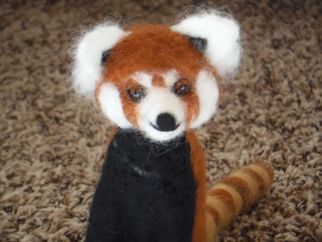 Red Panda, Needle Felted Red Panda, Collectible Red Panda - Etsy