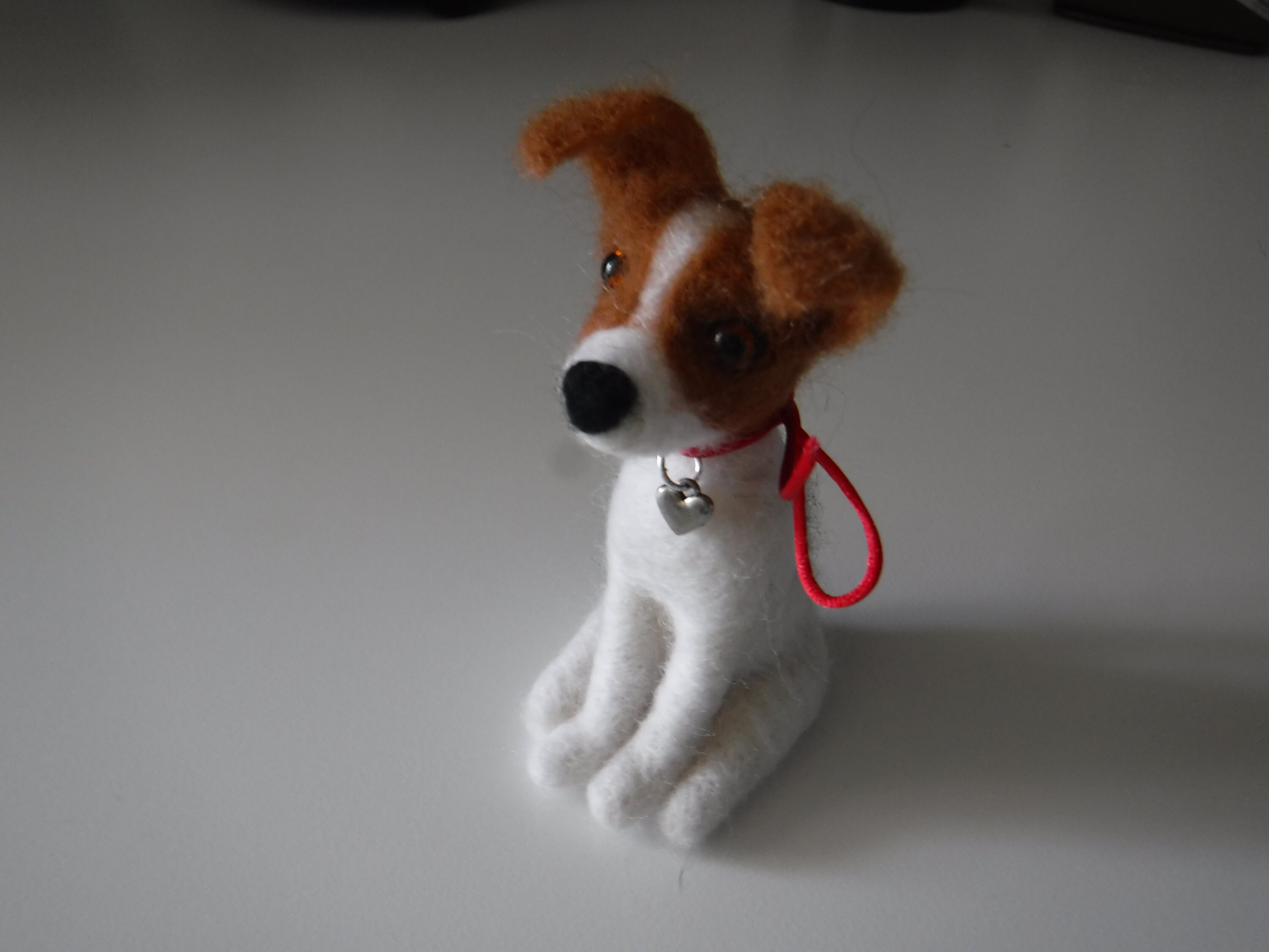 Mini Jack Russell Terrier, Needle Felted Jack Russell Terrier ...