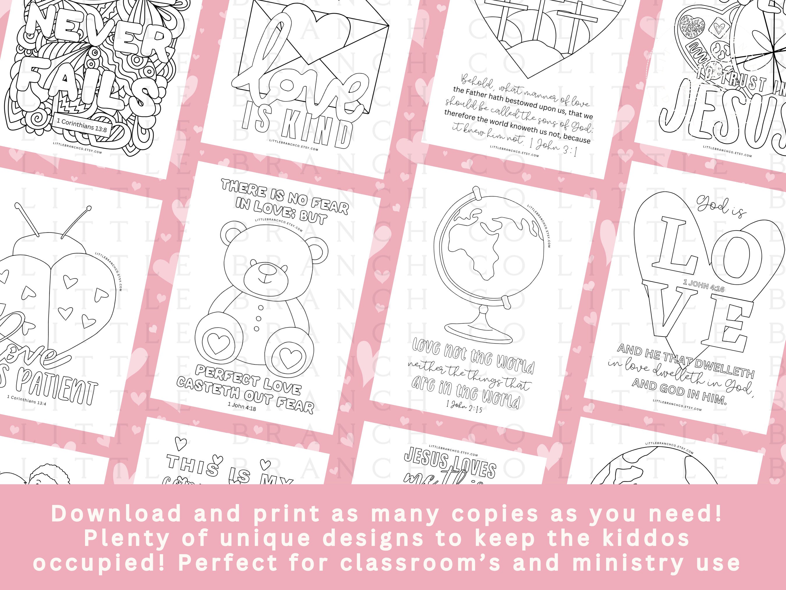 Printable Christian Valentine's Day Coloring Pages, Christian Coloring ...
