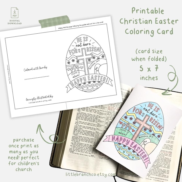 Religious Easter Cards - Etsy
