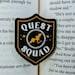 Glitter Quest Squad Patch Badge Reel, Book Nerd Badge Reel ...