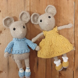 PDF Crochet Milla and Mille Mus - Etsy