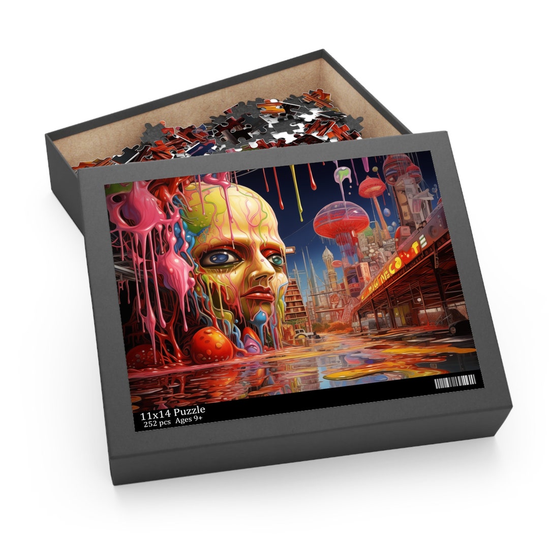 Puzzle 120, 252, 500-piece, Trippy Mind Puzzle, Trippy Puzzle ...