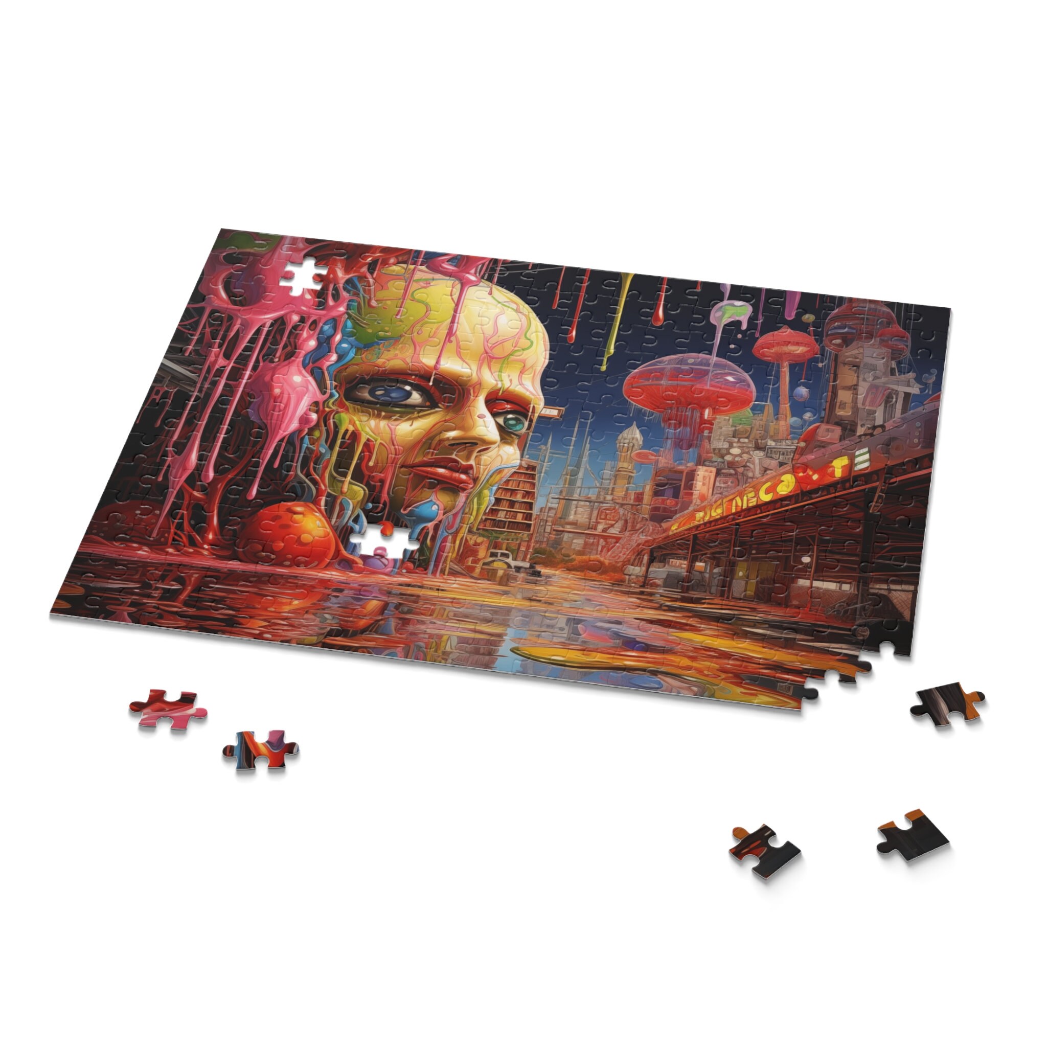 Puzzle 120, 252, 500-piece, Trippy Mind Puzzle, Trippy Puzzle ...