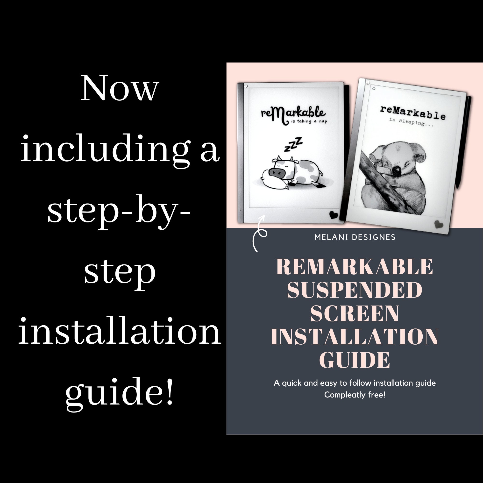 Remarkable Powered off Screen, Octopus Custom Screen for Remarkable 1 ...