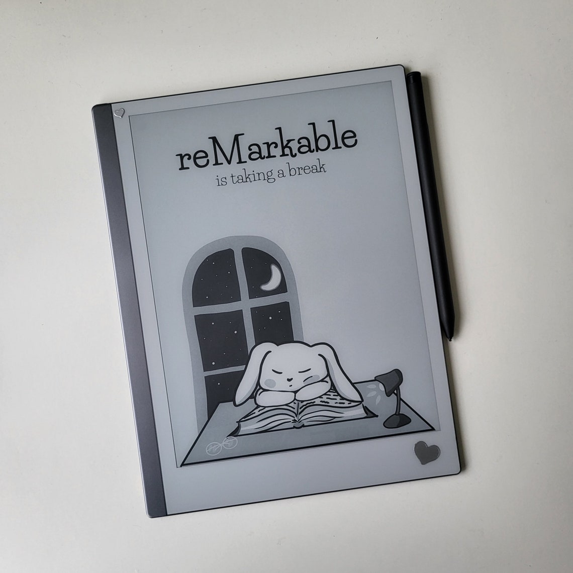 Remarkable Sleep Screen, Hand Drawn Suspended Image Study Bunny, Custom ...