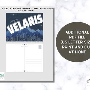 Velaris Postcard Digital Download- ACOTAR (A Court of Thorns and Roses ...