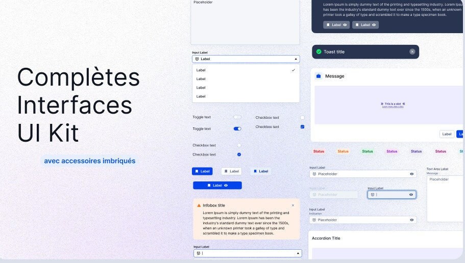 Complete UI Interfaces Kit - Etsy
