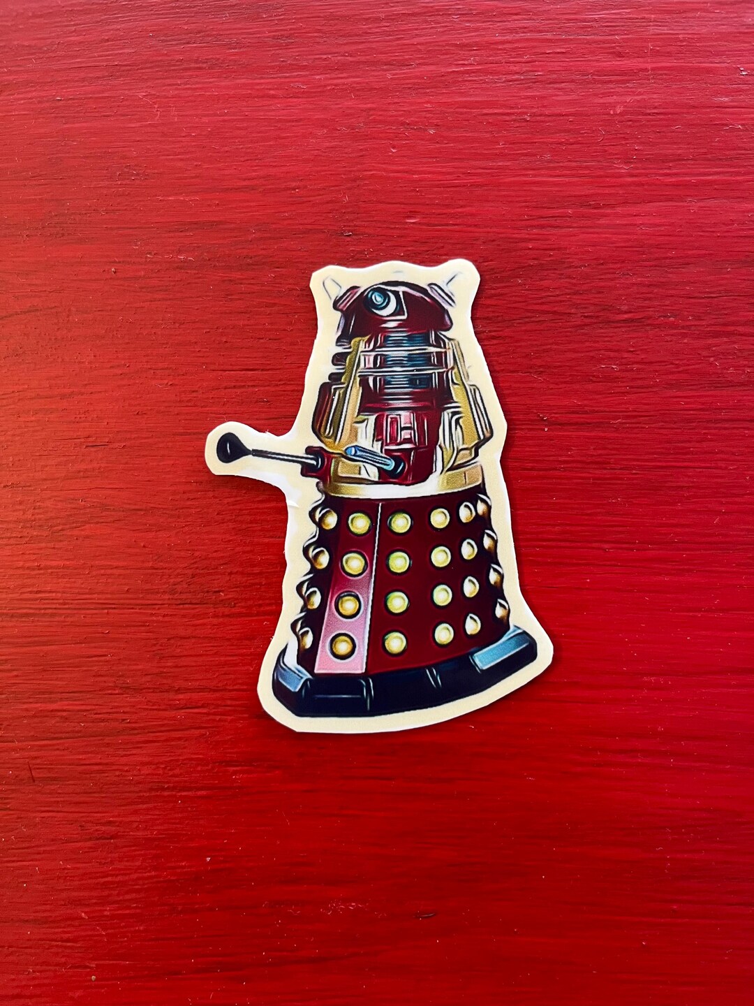 DALEK Sticker - Doctor Who Inspired Waterproof, Glossy Vinyl, Laminated ...