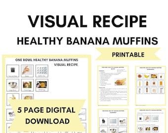 PLAYDOUGH Printable Visual Recipe for Toddlers and Young Children ...